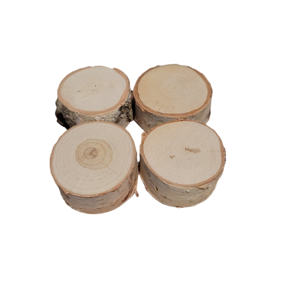 Office | 4pc 225 Birch Wood Rounds 1 Think | Poshmark